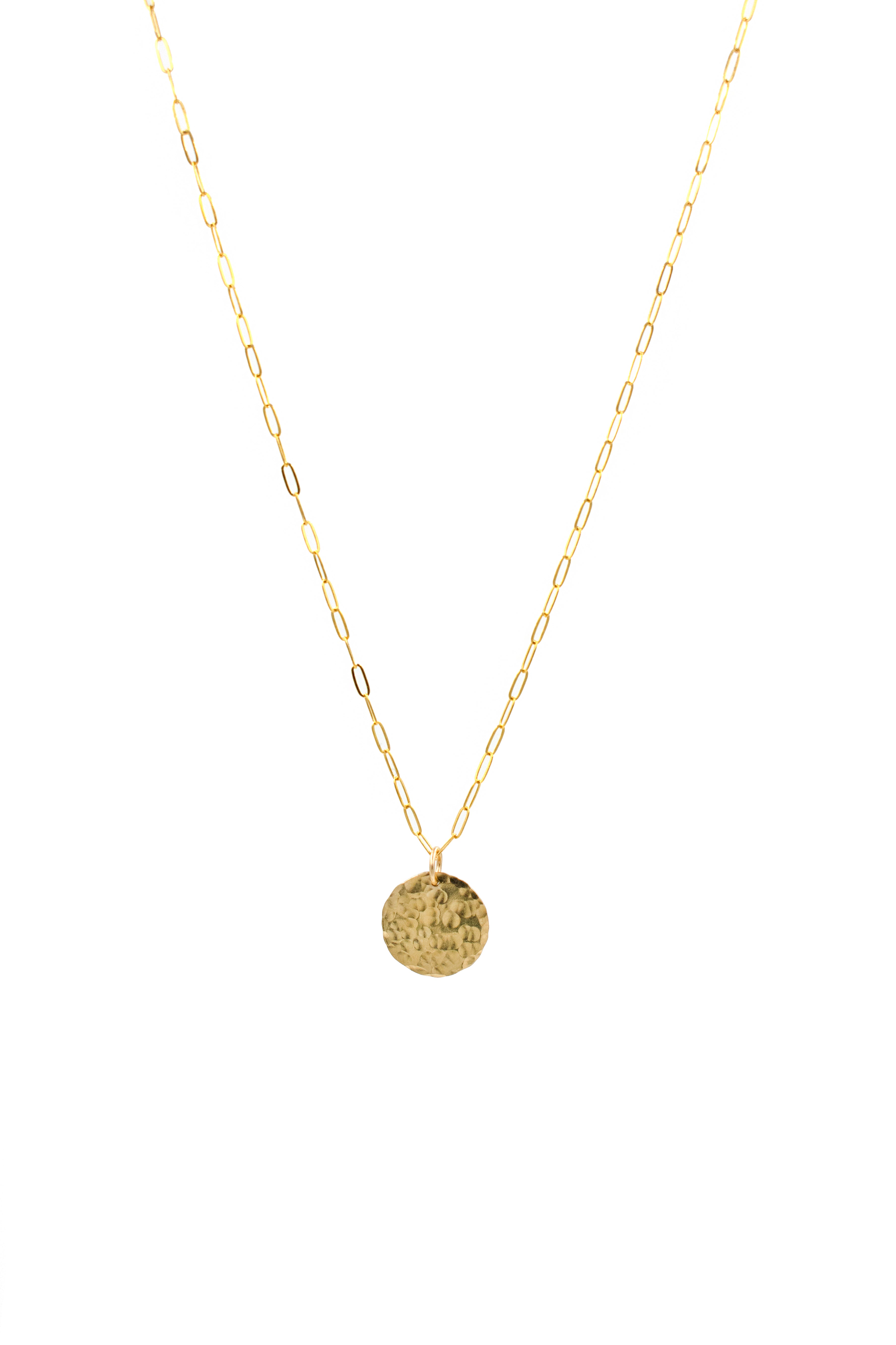 Hammered Coin Necklace – Paradigm Design